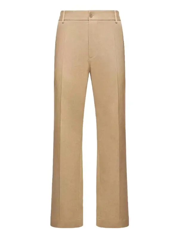 Moncler Tailored Cotton Pants - Neutrals