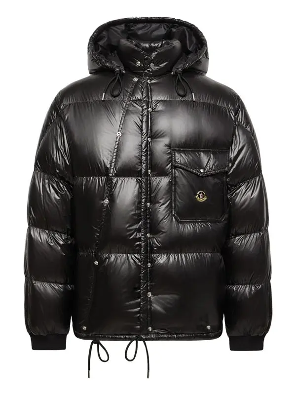 Moncler Karakorum Hooded Short Down Jacket - Black