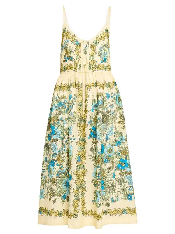 ALEMAIS Sophia Floral Midi Dress - Multi