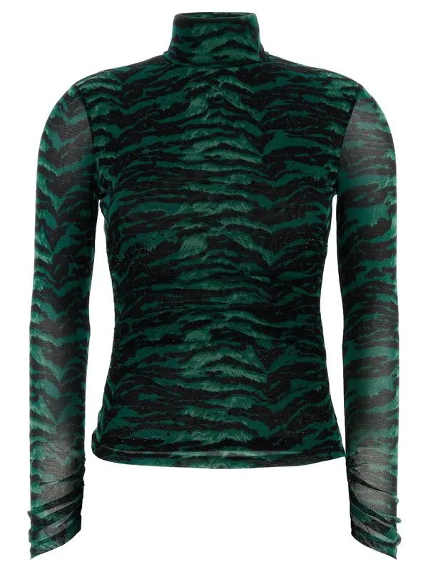 Diane Von Furstenberg Tulle Logan Top - Printed