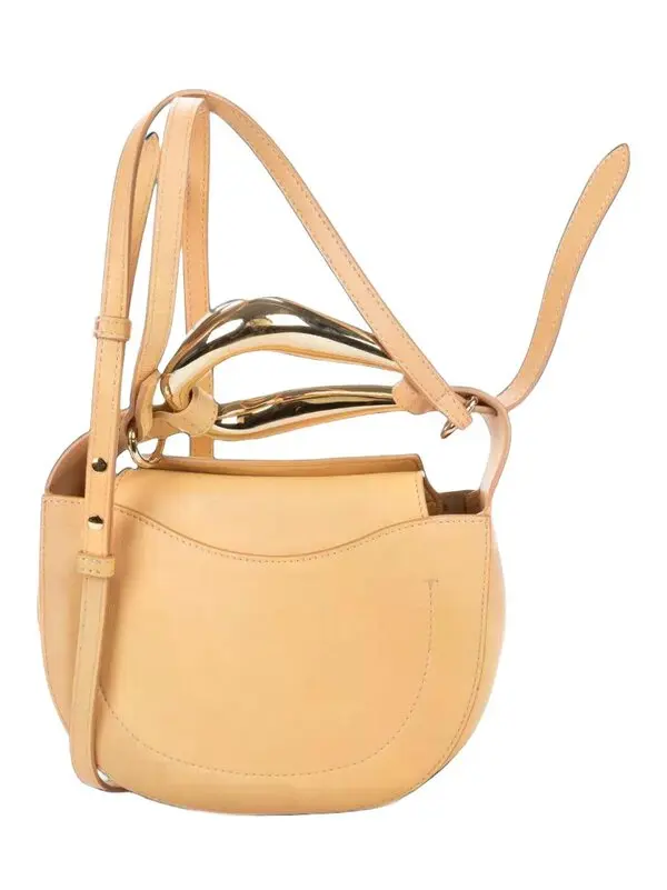 Chloé Kiss Leather Shoulder Bag - Neutrals
