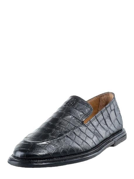 A.S.98 Tripp Loafer - Nero Croc