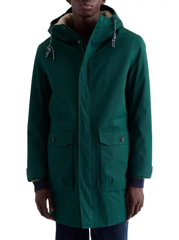 SEASALT CORNWALL Tidesman Waterproof Cotton Coat - Thicket