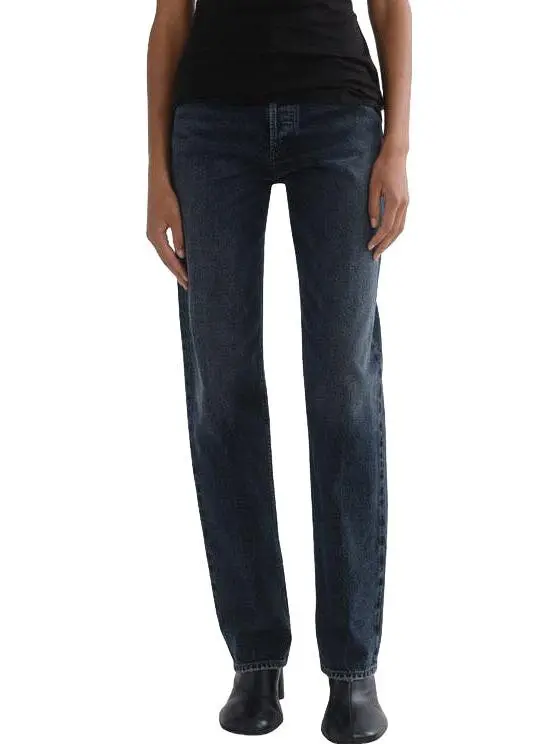 AGOLDE 90s High Waist Straight Leg Jeans - Central