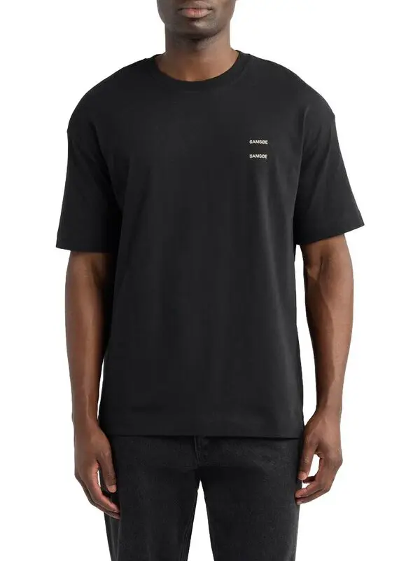 Samsøe Samsøe Joel Crewneck T-shirt - Black Basic