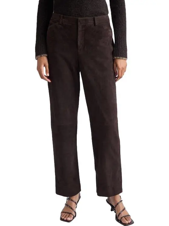 Vince Mid-rise Suede Pants - Midland