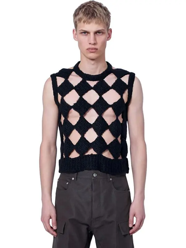 Rick Owens Sarutanya Tank Top - Black