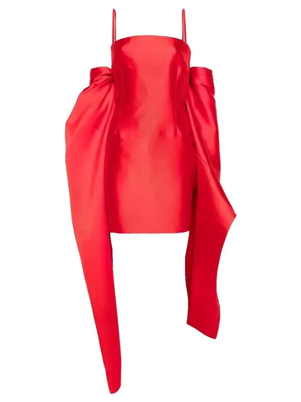 Solace London The Bessette Mini Dress - Red