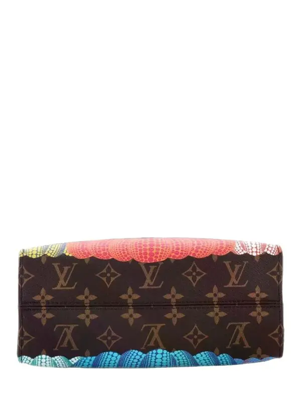LOUIS VUITTON Onthego Yayoi Kusama Pumpkins Monogram Canvas Pm Tote Bag - Multicolour