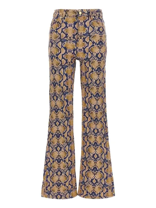 GANNI Python Jeans - Multi