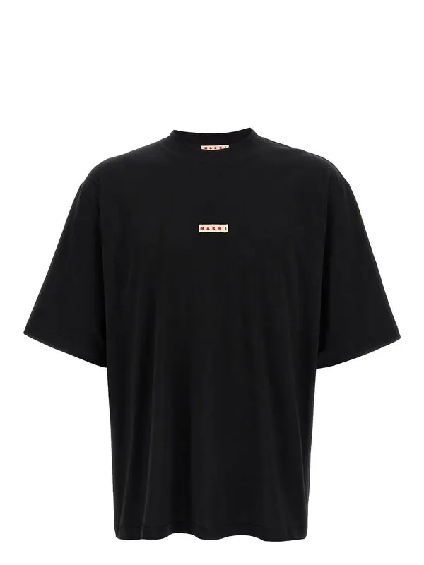 Marni Logo Patch T-shirt - Black