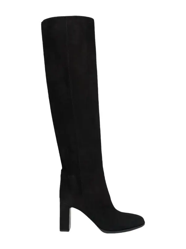 JIMMY CHOO Suede Over-the-knee Boots - Black