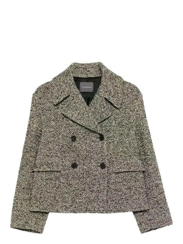 Lorena Antoniazzi Double-breasted Tweed Jacket - Neutrals
