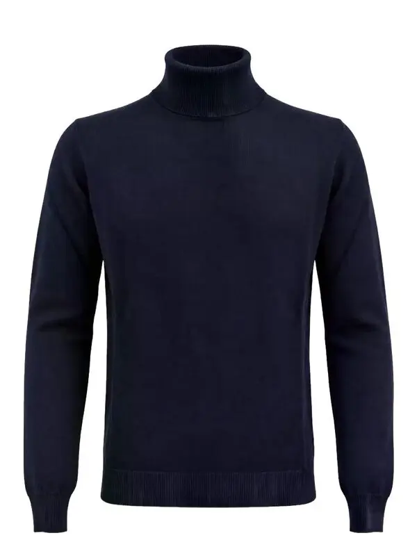 FRANZESE COLLECTION Stefano De Martino Turtleneck Sweater - Blue