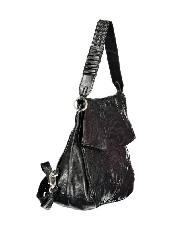 Desigual Medium Paisley-embossed Bag - Black