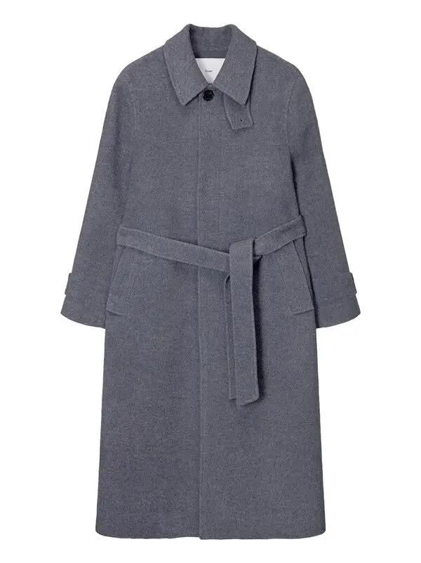 DUNST Wool And Cashmere Blend Coat - Grey