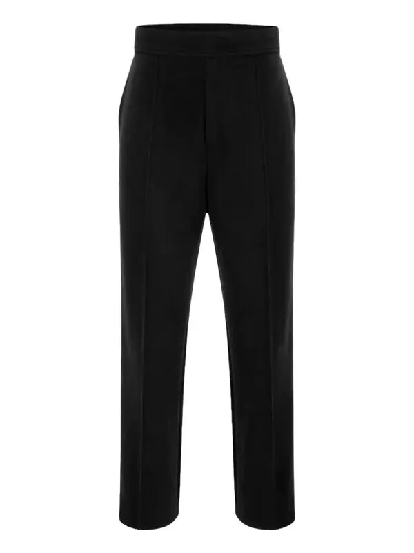 MACRON Asher Front-crease Track Pants - Black