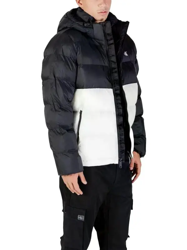 Calvin Klein Hooded Padded Jacket - Neutrals