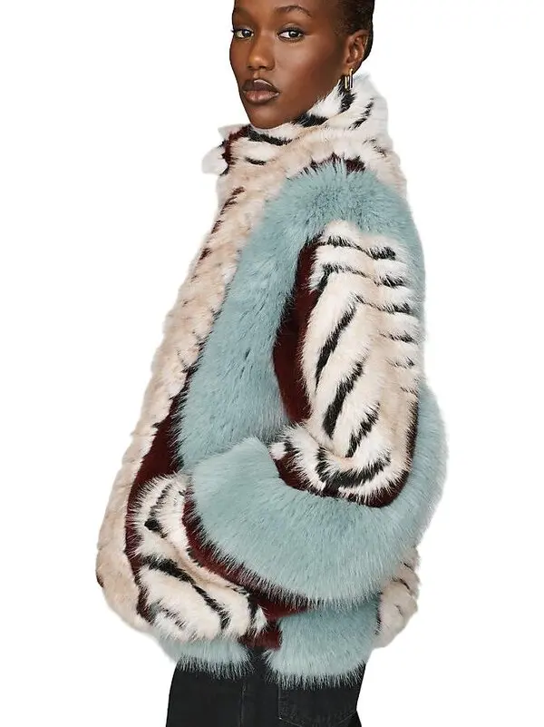 AZALEA WANG Ez Faux Fur Jacket - Multi