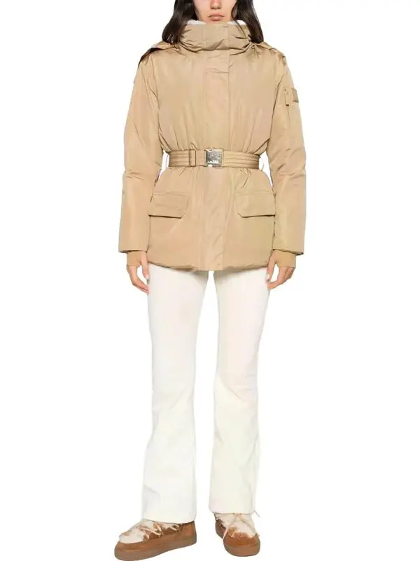 AMERL Aurora Belted Hooded Jacket - Neutrals