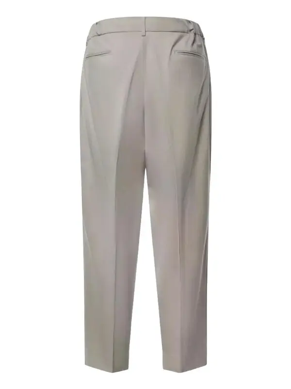 BE ABLE Pleated Tapered Trousers - Neutrals