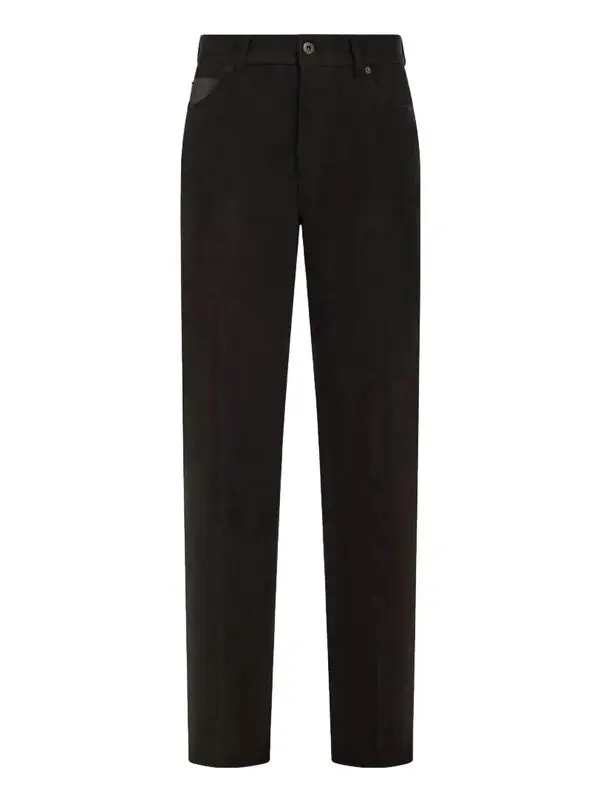 FERRAGAMO Five-pocket Trousers - Brown