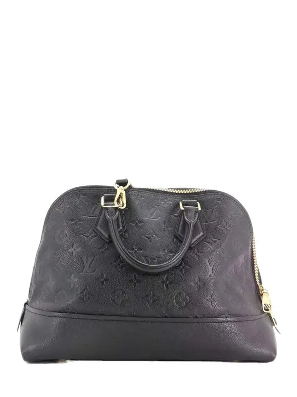 LOUIS VUITTON Neo Alma Handbag Monogram Empreinte Leather Pm Shoulder Bag - Black