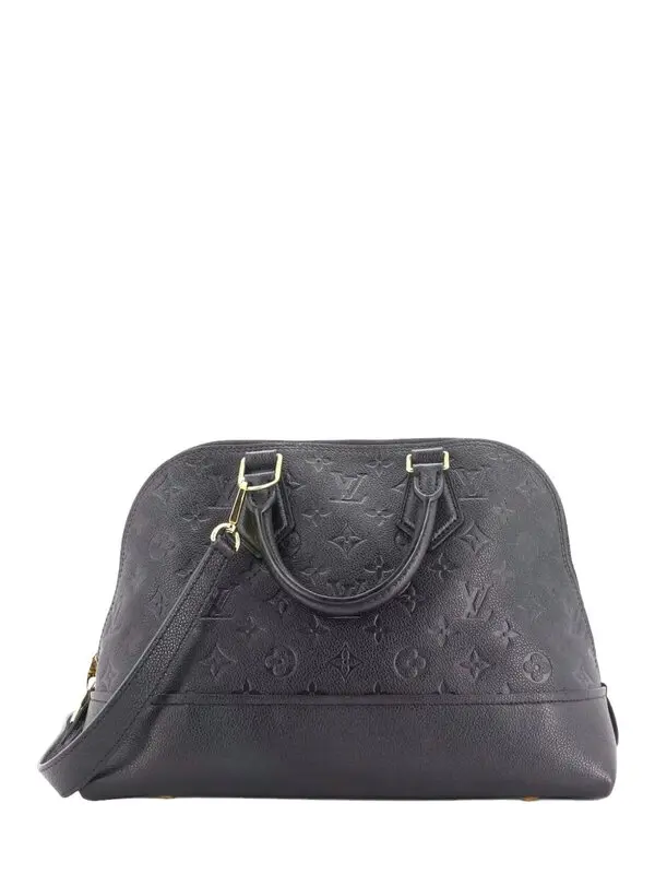 LOUIS VUITTON Neo Alma Handbag Monogram Empreinte Leather Pm Shoulder Bag - Black