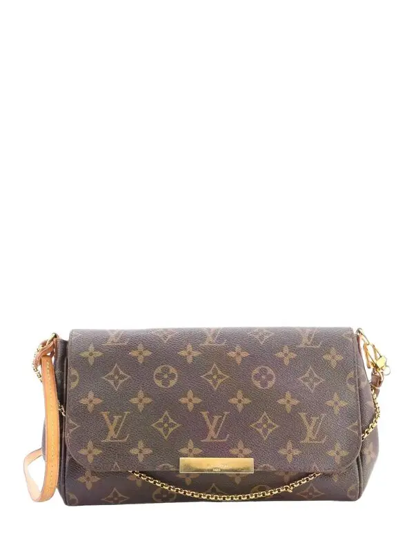 LOUIS VUITTON Favorite Handbag Monogram Canvas Mm Crossbody Bag - Brown