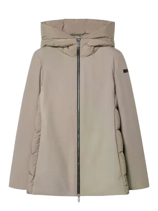 RRD Montecristo Hooded Panelled Jacket - Neutrals