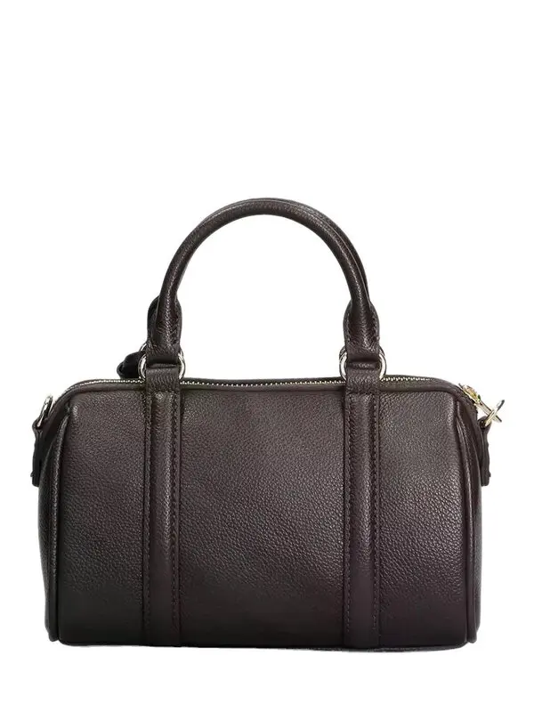 LANCASTER Small Milano Ana Logo-print Grained Tote Bag - Brown