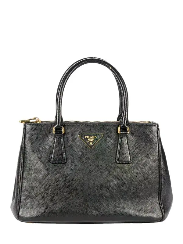 Prada Small Galleria Double-zip Tote Bag - Black