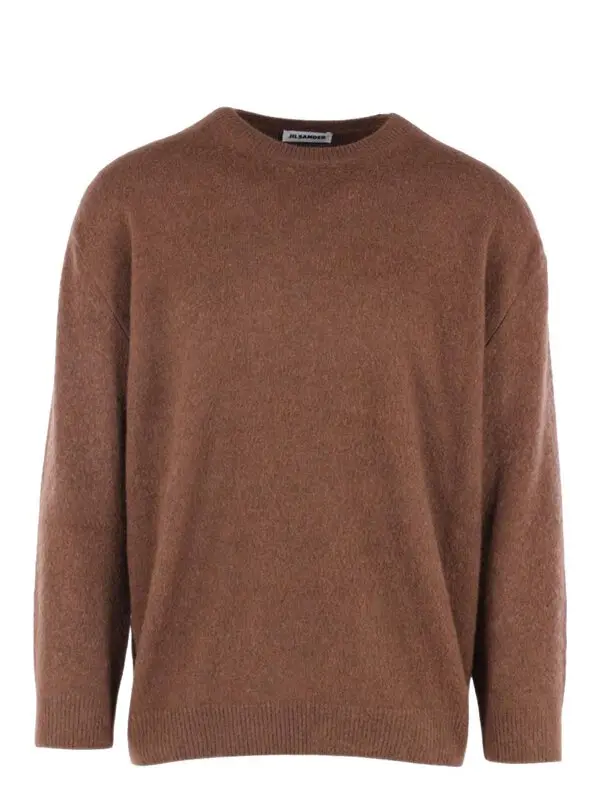 JIL SANDER Crew-neck Sweater - Brown