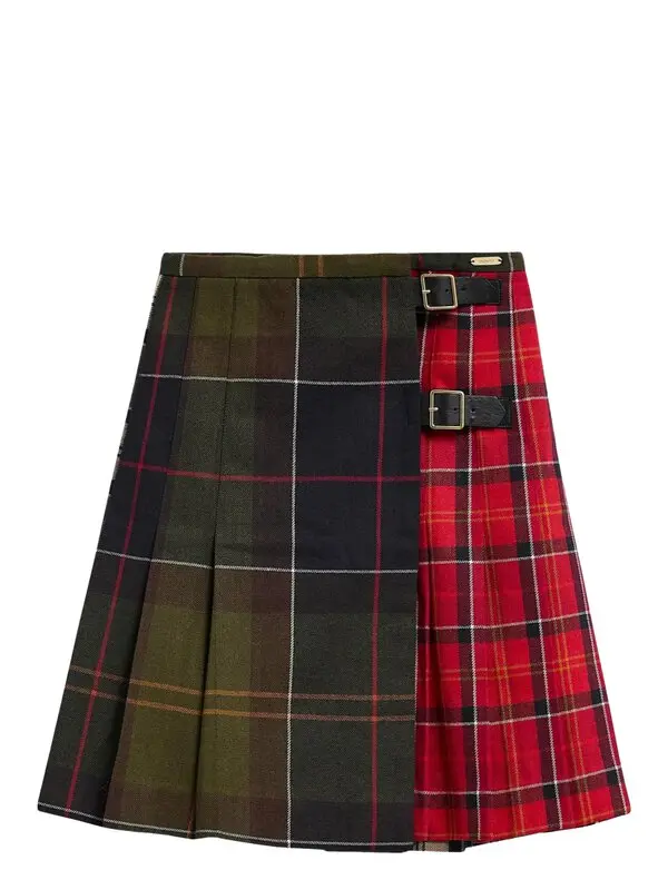 Barbour Gillian Tartan Mini Skirt - Multicolour