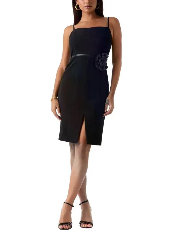 Guess Floral-detail Dress - Black