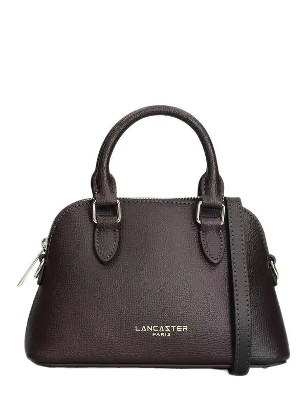 LANCASTER Sierra Jia Grain-texture Leather Tote Bag - Brown