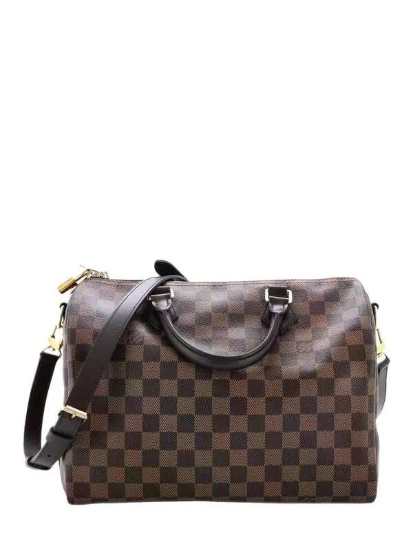 LOUIS VUITTON Speedy Bandouliere Bag Damier 30 Shoulder Bag - Brown
