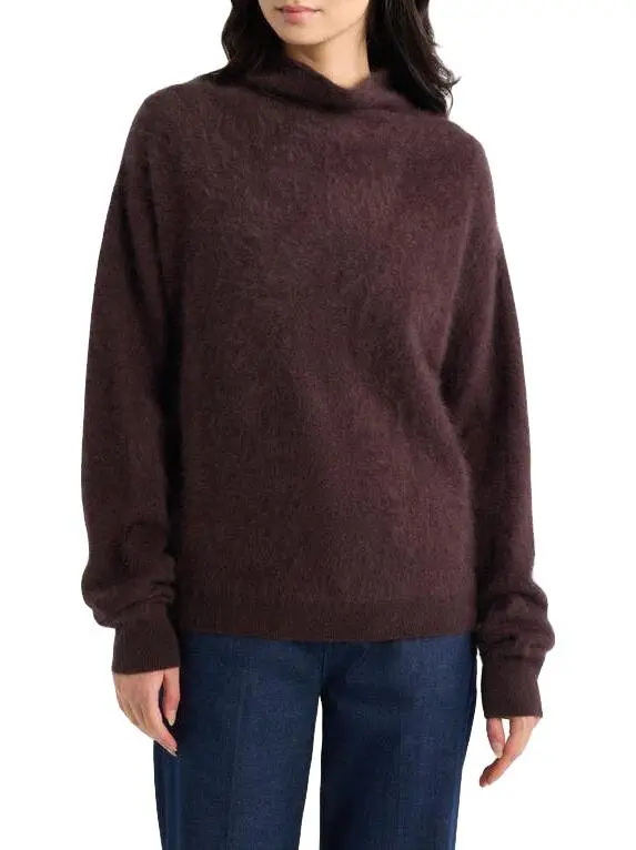 BOSS Frosella Wool & Cashmere Sweater - Mole