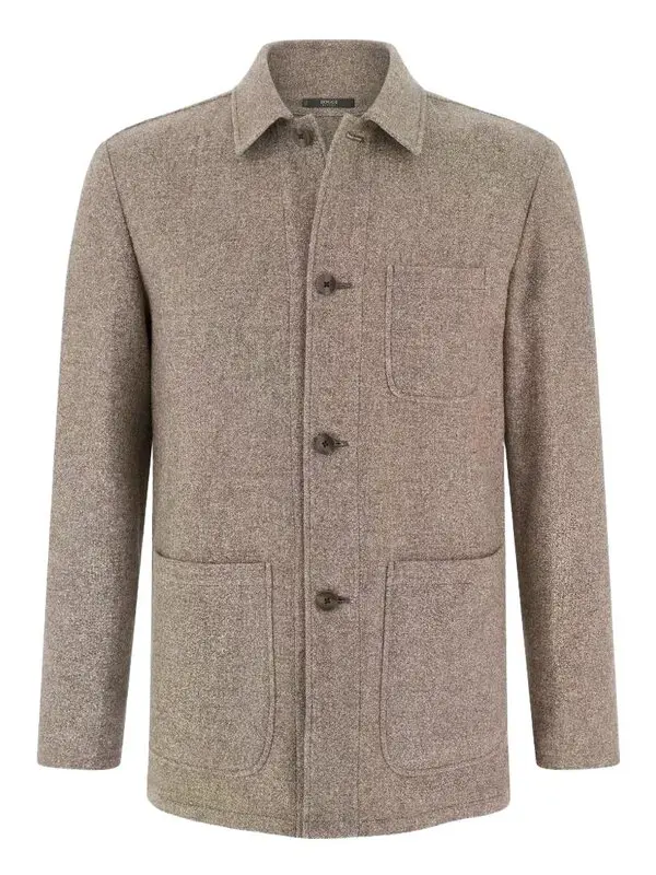 Boggi Milano Structured Shacket - Grey