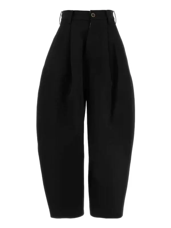 UMA WANG Poop Wide-leg Trousers - Black