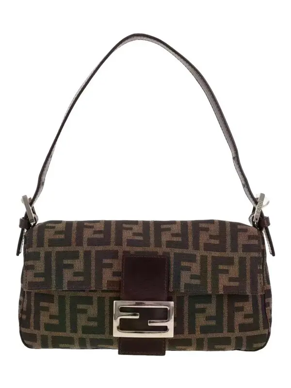 Fendi 1990s Baguette Shoulder Bag - Brown