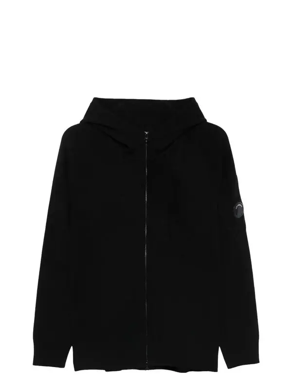 C.P. COMPANY Lens-detail Hoodie - Black