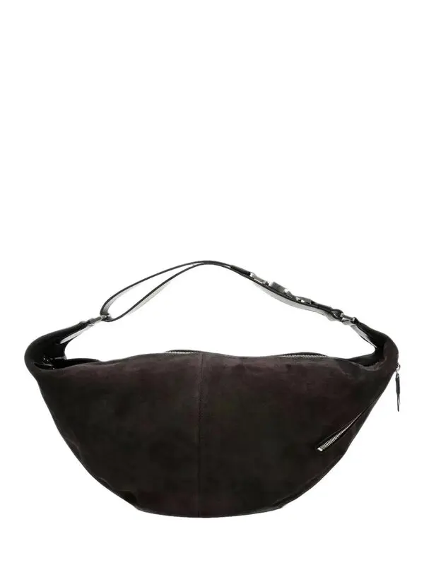 LEMAIRE Quiver Clip Leather Tote Bag - Brown