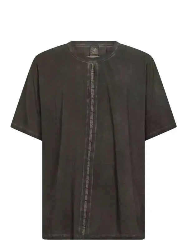 UMA WANG Faded-effect Seam-detail T-shirt - Grey