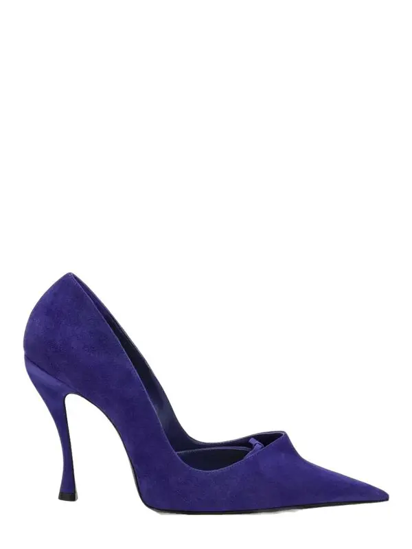 Balenciaga Bow-detail Pointed-toe Pumps - Purple