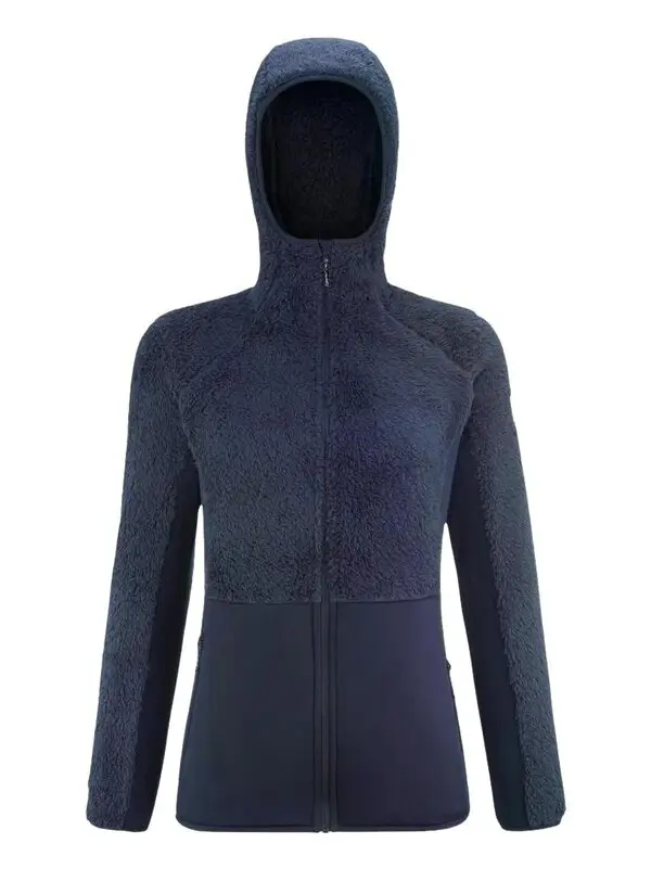 PASCAL MILLET Chamonix High Loft Fleece Hoodie - Blue