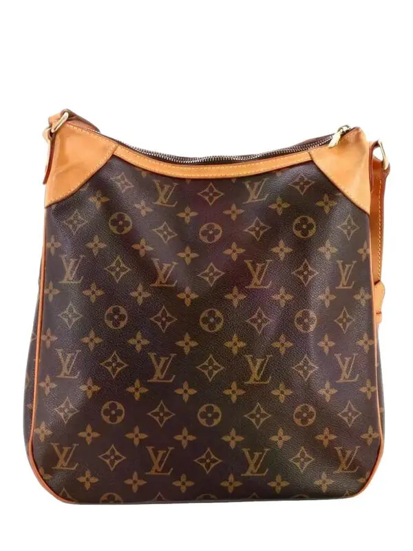 LOUIS VUITTON Odeon Handbag Monogram Canvas Mm Crossbody Bag - Brown