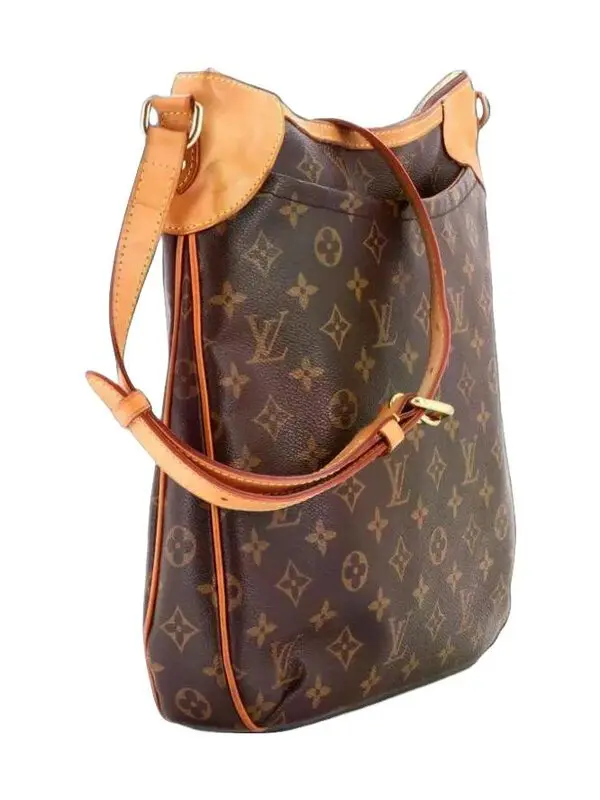 LOUIS VUITTON Odeon Handbag Monogram Canvas Mm Crossbody Bag - Brown