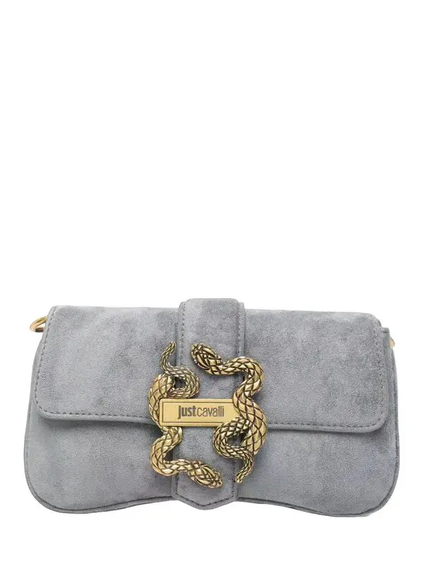Just Cavalli Snake-plaque Cross Body Bag - Grey