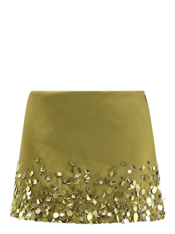 Retrofete Embellished Mini Skirt - No
